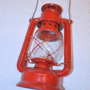 Globe Brand | Accents | Vintage Red Globe Brand Glass Lantern No 55 ...